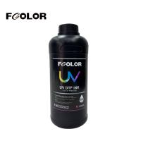 China Fcolor Eco Friendly Waterproof Quality Inkjet Smooth No Clog Oem All in One Printing Transfer Sticker Film Printer Uv Dtf Ink for sale