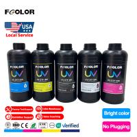China Factory High Quality Low Smell Uv Flatbed Printer Ink Fast Dry 1000ml UV Ink for Digital Printing on Epson DX5 DX7 XP600 TX800 for sale