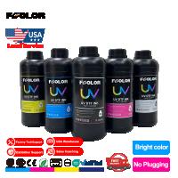 China Factory High Quality Low Smell Uv Flatbed Printer Ink Fast Dry 1000ml UV Ink for Digital Printing on Epson DX5 DX7 XP600 TX800 for sale