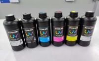 China Factory High Quality Low Smell Uv Flatbed Printer Ink Fast Dry 1000ml UV Ink for Digital Printing on Epson DX5 DX7 XP600 TX800 for sale