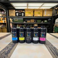 China FCOLOR New Improved Universal Hard LED UV Ink UV Inkjet Ink for Epson DX5 DX7 TX800 UV Flatbed Printer for sale