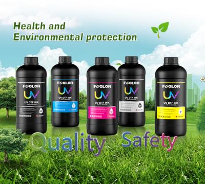 China High Quality 1000ML UV DTF Ink for Epson XP600 I1600 I3200 TX800  FCOLOR Transfer Ink MSDS for sale