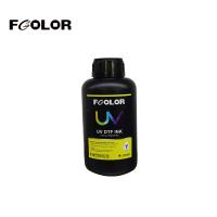 China FCOLOR 500ml Universal LED UV Curing Ink for Epson Ricoh Flatbed Printer Hard Soft Flexible UV Ink for DX5 DX7 I3200 XP600 for sale