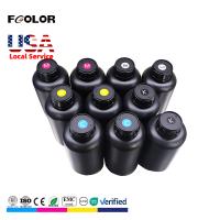 China FCOLOR Premium 1000ml UV DTF Printing Tinta Fast Dry Ink DX5 DX7 I3200 Hard LED Sticker DTF Ink in Stock UV DTF Printing Ink for sale