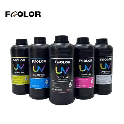 China FCOLOR Crystal Label UV for Metal Label Screen Printing UV Printer Compatible with for TX800 XP600 I1600 for sale
