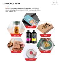 China FCOLOR Crystal Label UV for Metal Label Screen Printing UV Printer Compatible with for TX800 XP600 I1600 for sale