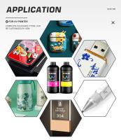 China FCOLOR 6*500ML UV Ink for Soft Hard Materials Used for Leather ,Banner,PVC Plastic Shell for TX800 I3200 I1600 DX7 DX5 XP600 for sale