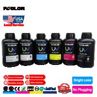 China Fcolor 500ML Gold Stamping Varnish UV DTF Gold Foil Varnish Ink for UV DTF Printer XP600 DX5 DX7 I3200 Printhead for sale