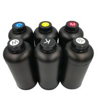 China Fcolor High Adhesion Hard UV Ink for Ricoh G5 G6 LED Curable Ink for Metal Glass Acrylic Wood Scratch Resistant Formula for sale