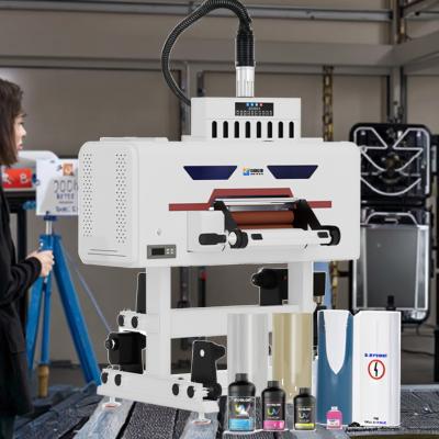 China 30cm Roll to Roll UV DTF Label Printer for xp600 dua head for sale