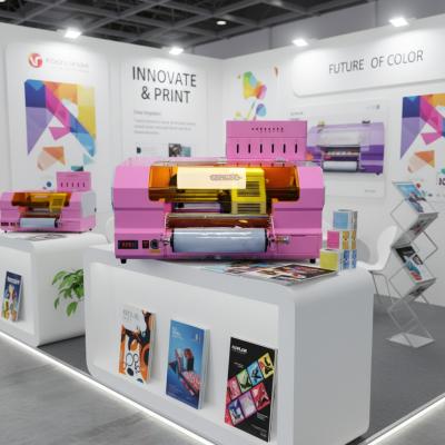 China Fcolor High Quality A3 300mm DX7 Print Head Dtf Ab Film Ink Sticker Labeling Printer Uv Dtf Crystal Label Printer for sale