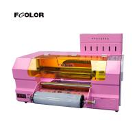 China Hot Sale A3 UV DTF Printer with DX7 Printhead  Pink Color, Dual Side Sticker Printing, Easy to Operate for sale