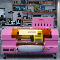 China New Roll to Roll UV DTF Printer 30cm A3 Printing Machine AB Film Transfer With DX7 Printhead for Small Business for sale