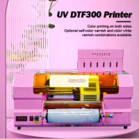 China 30CM Roll to Roll UV DTF Sticker Printing Machine A3 Mini UV DTF Printer with Laminator for Any Logo Transfer Sticker for sale