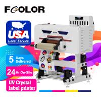 China FCOLOR New Materials Good Price 30cm 42cm A3 AB Film UV DTF Printing Film Logo Roll to Roll Uv Dtf Printer for Mugs Phone Case for sale