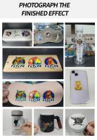 China Fcolor Printing 42cm A2 A3 All in 1 Mini Roll to Roll UV DTF Sticker Printer Machine with Laminator AB Film for sale