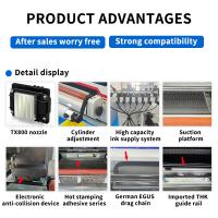 China Fcolor Printing 42cm A2 A3 All in 1 Mini Roll to Roll UV DTF Sticker Printer Machine with Laminator AB Film for sale