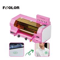 China Fcolor No MOQ 3D UV Embossed Label Printer New Raised Logo Printing Machine for Clothing Shoes Bags No Mold Fast Delivery for sale