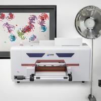 China 42CM A2 UV DTF Printer with 3 XP600 Printheads 7 Colors for Logo Sticker Custom Printing Machine for sale