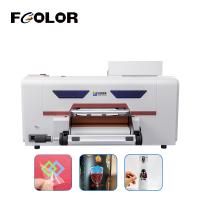 China 42CM A2 UV DTF Printer with 3 XP600 Printheads 7 Colors for Logo Sticker Custom Printing Machine for sale