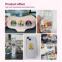 China 30cm DX7 Print Head Dtf Ab Film Ink Sticker Labeling Printer Uv Dtf Crystal Label Printer for sale