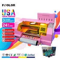 China Fcolor UV DTF300 Roll-to-Roll DTF Printer | Auto Lamination+Dual-Power Winding | White/Color Varnish Printing for sale