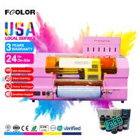 China Fcolor UV DTF300 Roll-to-Roll DTF Printer | Auto Lamination+Dual-Power Winding | White/Color Varnish Printing for sale