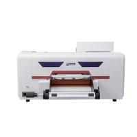 China Full Automatic Uv Dtf Printer Machine 42CM Multifunctional Laminating A2 Uv Dtf Printer with XP600 Head for sale