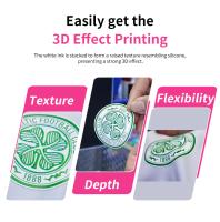 China XP600 A3 Pet Film Printer UV Dtf Printer For 3D Puff TPU Sticker Cloth Garment Hoodies for sale