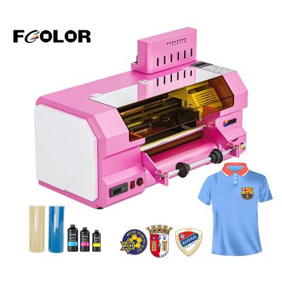 China FCOLOR 3D UV DTF Printer A3 Sticker Mini Type Printing Dtf Effect Print Prrinter for 3D TPU Embroidery and Puff TPU Stickers for sale