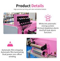 China FCOLOR 3D UV DTF Printer A3 Sticker Mini Type Printing Dtf Effect Print Prrinter for 3D TPU Embroidery and Puff TPU Stickers for sale