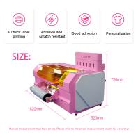 China FCOLOR 3D UV DTF Printer A3 Sticker Mini Type Printing Dtf Effect Print Prrinter for 3D TPU Embroidery and Puff TPU Stickers for sale