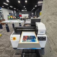 China FCOLOR Automatic A3 UV Flatbed Printer With 2 XP600 Print Heads For Multi Material for sale