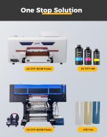 China Fcolor NEW Magic Transparent UV Transfer AB PET Film Use for UV DTF Printing for sale