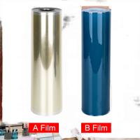China UV DTF a B Transfer Film Roll High-Temperature AB PET Sticker Film for Textiles Digital Printing with Heat Transfer Function for sale