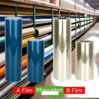 China UV DTF a B Transfer Film Roll High-Temperature AB PET Sticker Film for Textiles Digital Printing with Heat Transfer Function for sale