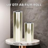 China UV DTF a B Transfer Film Roll High-Temperature AB PET Sticker Film for Textiles Digital Printing with Heat Transfer Function for sale