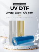 China A3 UV DTF Printing AB Film Strong Adhesion, Easy Shaping, Excellent and Vibrant Color Performance for sale