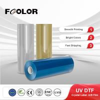 China Fcolor High Sticky 30CM A3 Roll to Roll UV DTF AB Film for UV Printer Use on Phone Case Wood Bottle Paper for sale