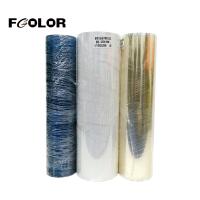 China FCOLOR Waterproof DTF Uv Adhesive AB Film 30 cm Uv Transfer Roll for Cup Mug Tumbler for sale