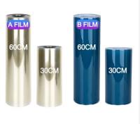 China High Adhesion UV DTF Film Roll Anti Scratch Crystal AB Label Transfer for Metal Wood Glass for sale