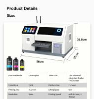 China FCOLOR New Smart AI UV Printer for Small Business Print on Golf Balls Phone Cases Coins PVC Cards for sale