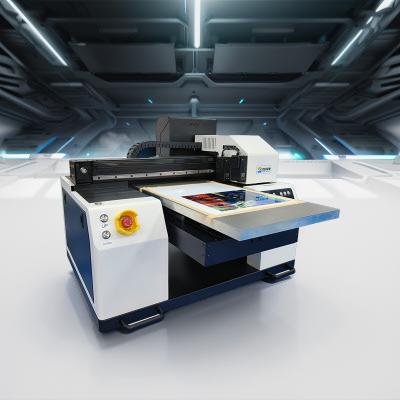 China FCOLOR High Quality Desktop Digital Flatbed UV Machine UV Latbed Printer A4 Automatic Ink System Multicolor for sale