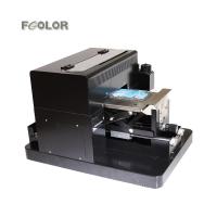 China FCOLOR Size Small A4 UV LED Flatbed Printer Mini UV Printing Machine for sale
