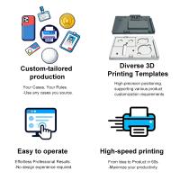 China High Speed 3D Print A5 AI Cloud Smart UV Printer With 7Inch Touch Screen Auto Positioning for sale