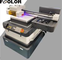 China FCOLOR 6090 Industrial UV Flatbed Printer with 3 XPi600 I3200 Print Heads CMYK+White+Varnish for Advertising & Custom Printing for sale