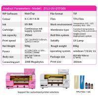 China A3 UV DTF Thick Label Printer 3D Crystal Sticker Printing Machine for sale