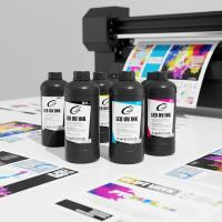 China Fcolor Hard Rigid LED UV Varnish Ink for Konica 1024 1024i KM512 KM1024 KM1024i Printer for sale
