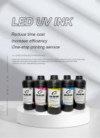 China Fcolor Flexible Soft LED UV Printer Cure Ink for Konica 1024 1024i KM512 KM1024 KM1024i for sale