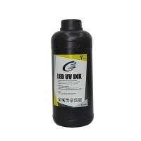 China Fcolor Special LED UV Cure Ink White Ink for Epson Flatbed I3200 UV Printer on Leather Printing for sale